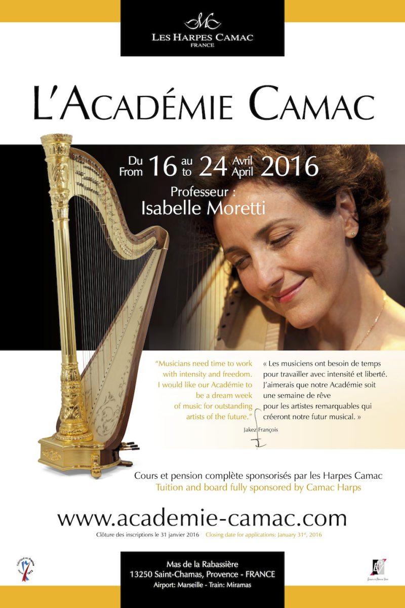 L'Académie Camac 2016 - Camac Harps