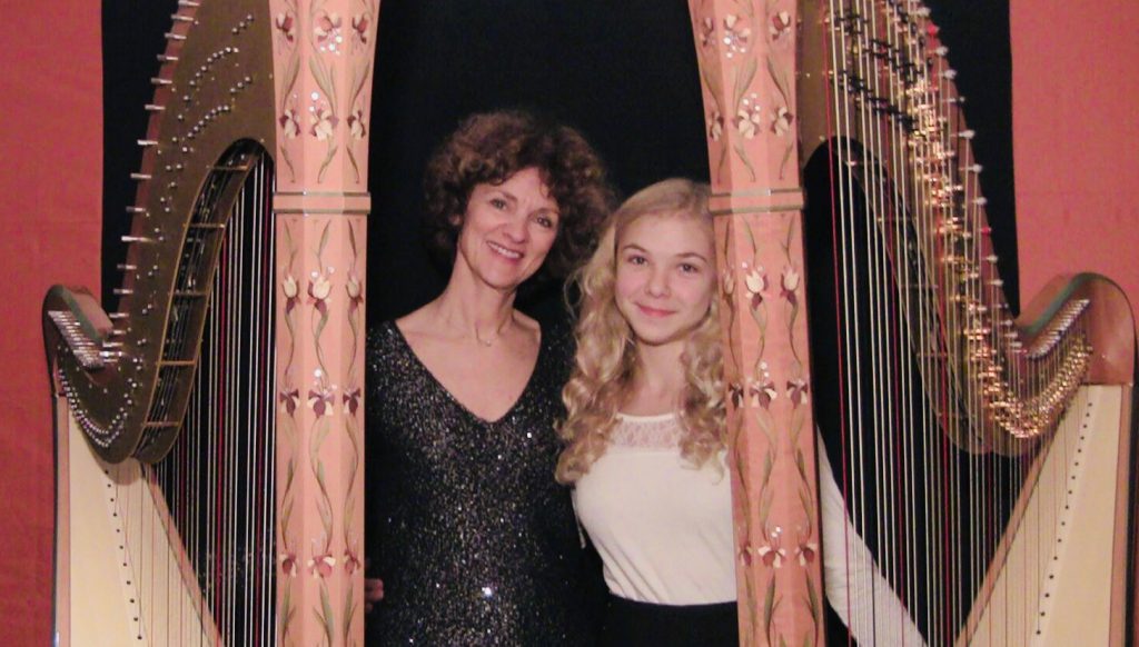 Début recording for Camac's Canopée - Camac Harps