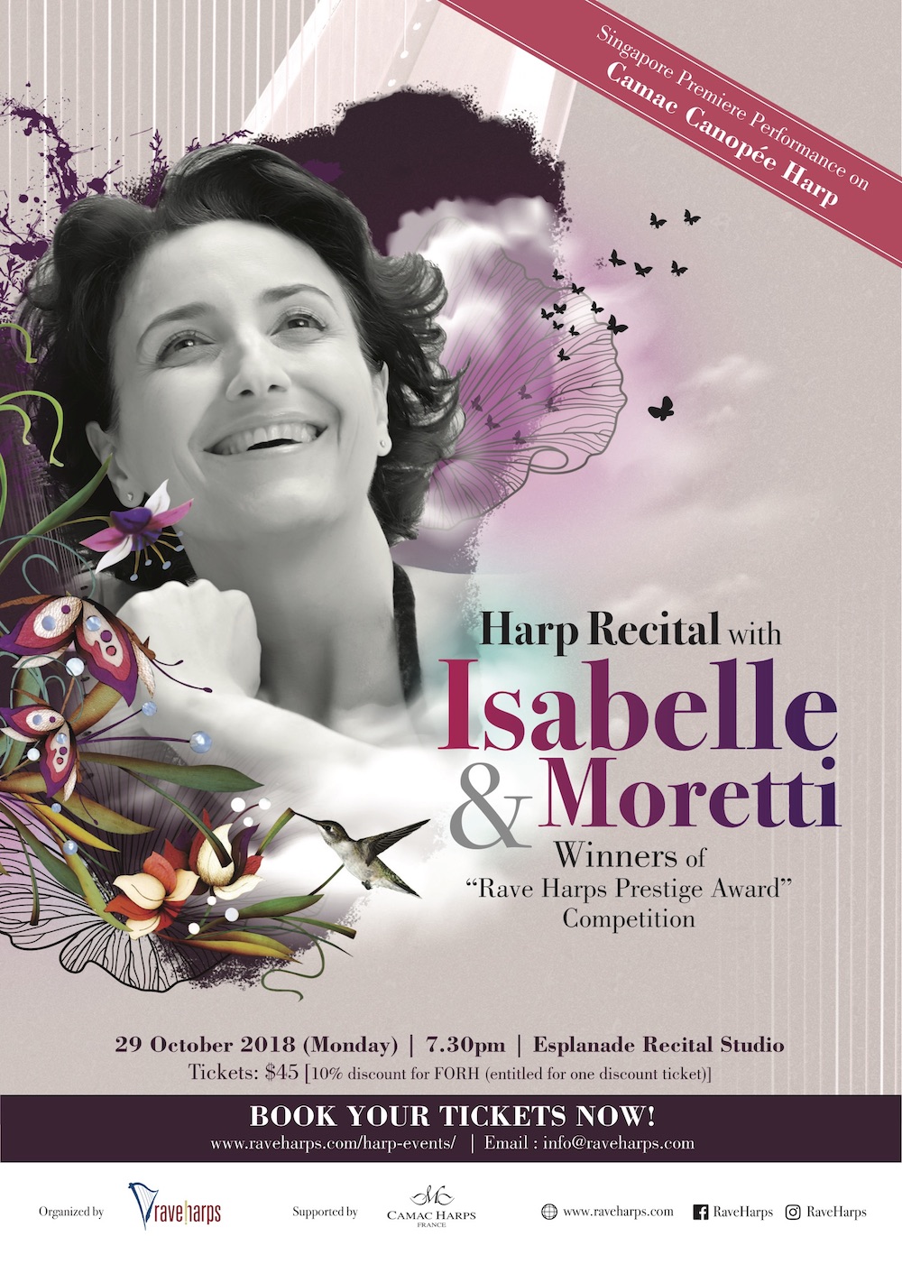 Singapore Harp Weekend, October 27th - 29th, 2018 - Camac Harps