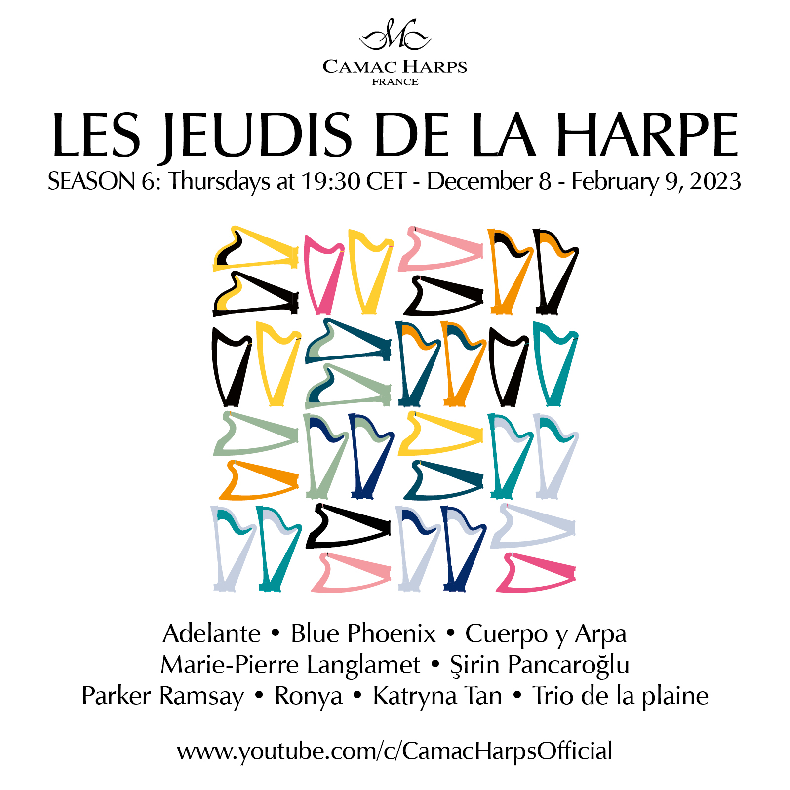 Camac Harps Online Concerts, Season VI | Camac Harps blog